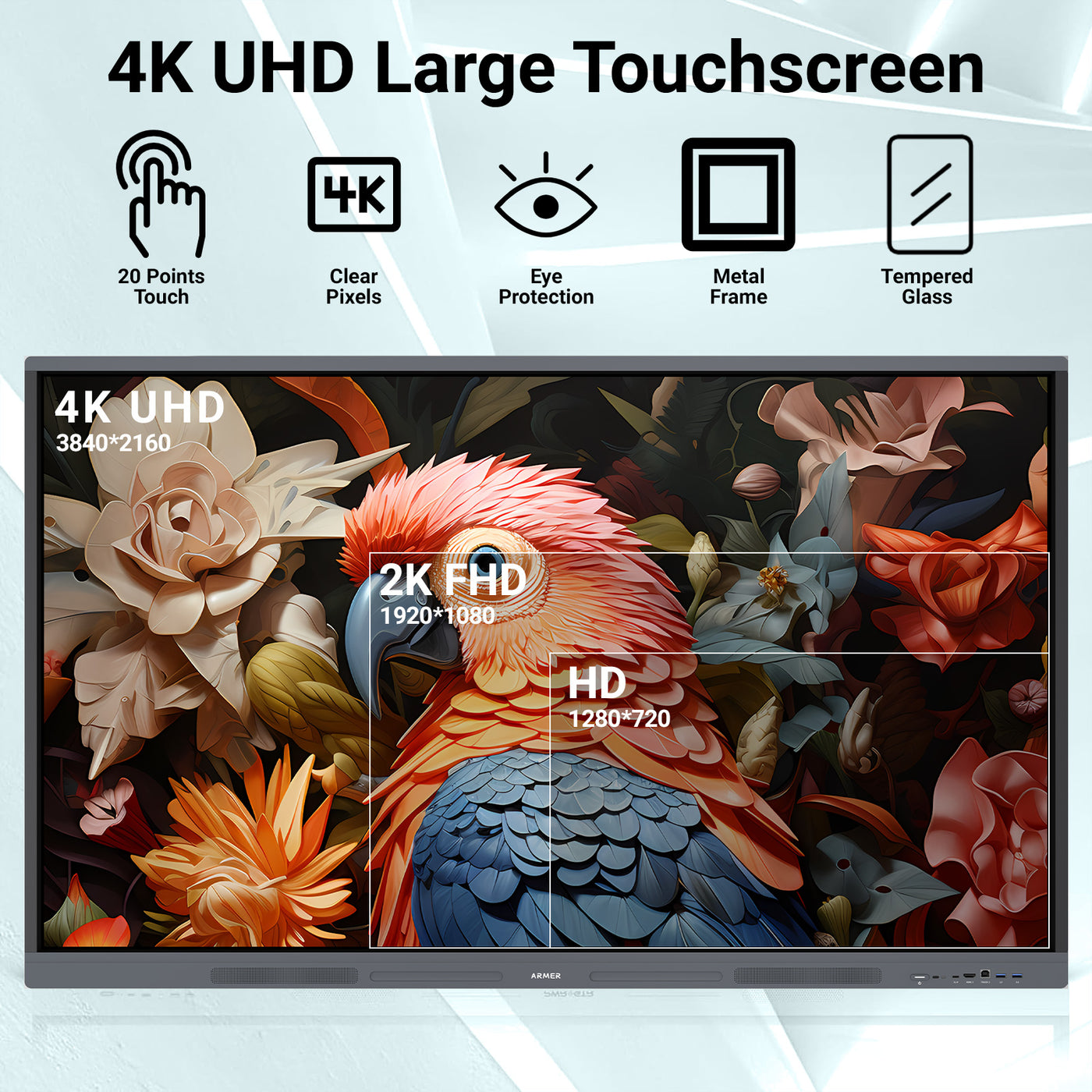 Armer Board Elite 65 Inch Smart Interactive Whiteboard | Armer Board