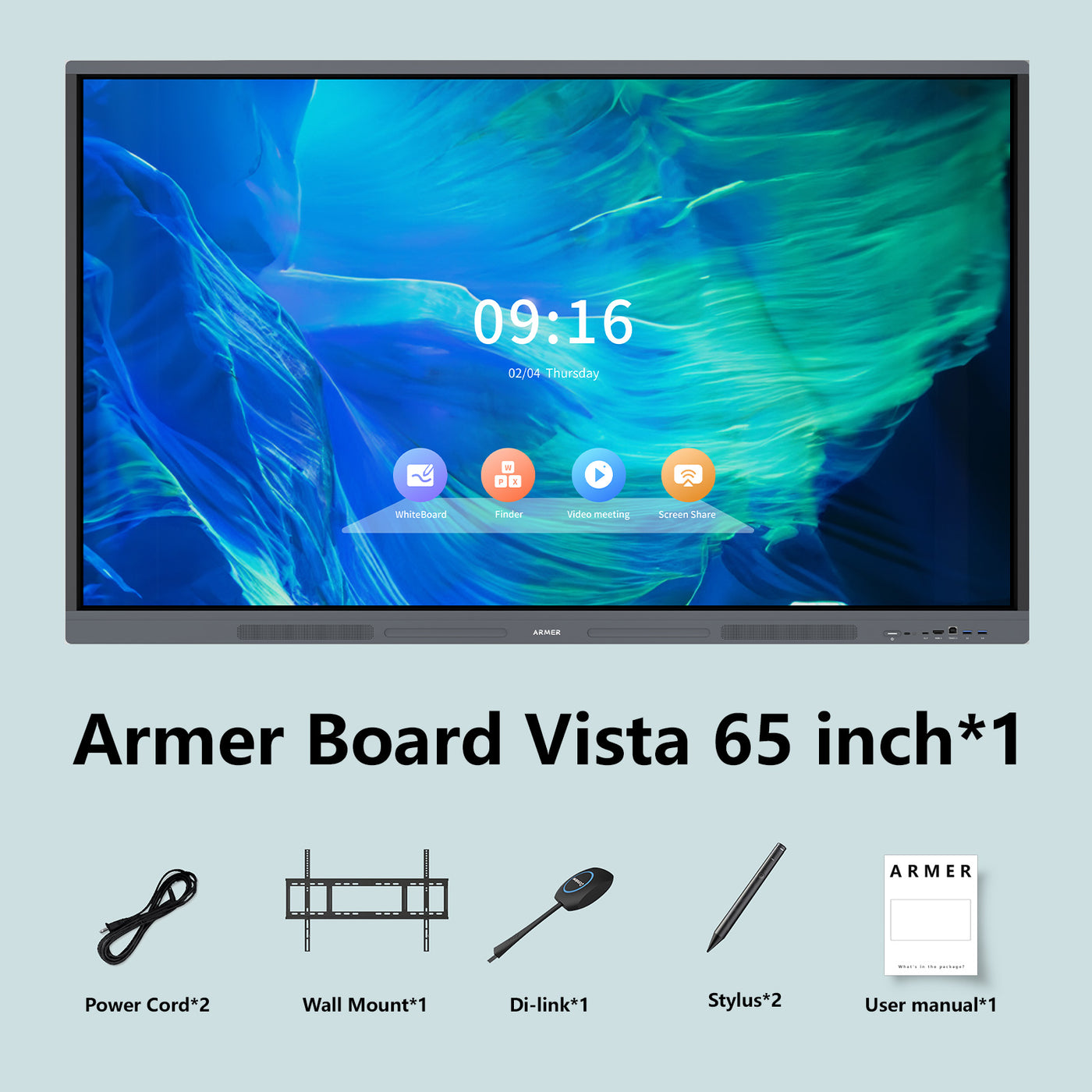 Armer Board Elite 65 Inch Smart Interactive Whiteboard | Armer Board
